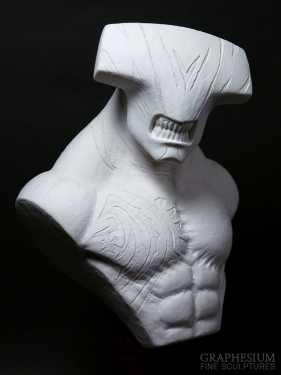 Faceless Void (Dota 2) - Stone Bust – Graphesium Fine Sculptures